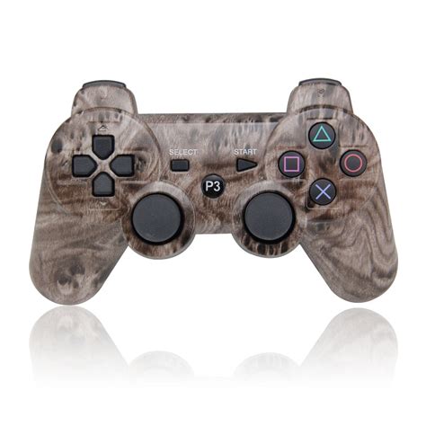 Ps3 Wierless Controller Brown Woodgraingame Controller
