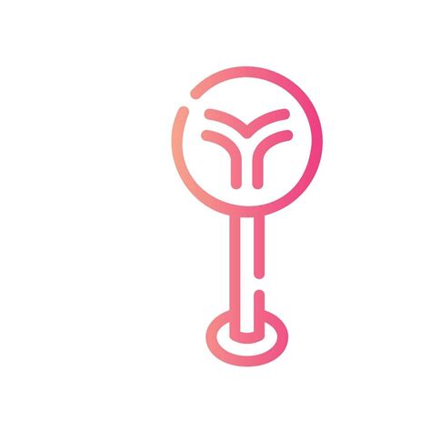 Split Road Line Gradient Icon White Background 54194276 Vector Art At Vecteezy