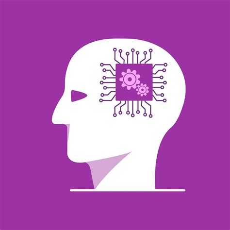 Ai Artificial Intelligence Technology Thin Line Microchip Processor