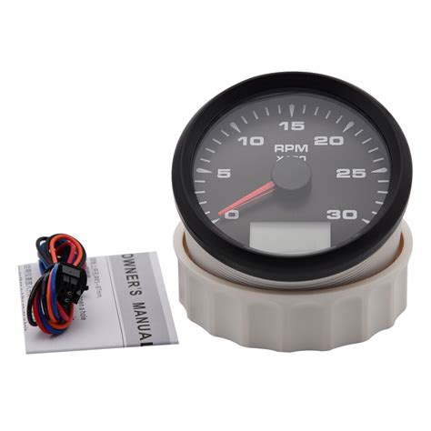 85mm 0 3000rpm Marine Tachometer Gauges Lcd Revo Grandado