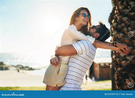 When Youre Happy Im Happy A Happy Young Couple Embracing While