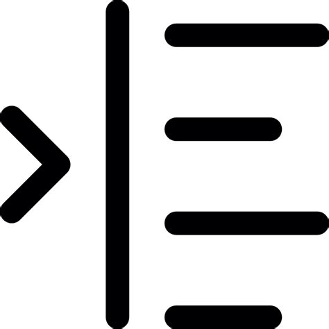 text formatting indent left icon download for free iconduck