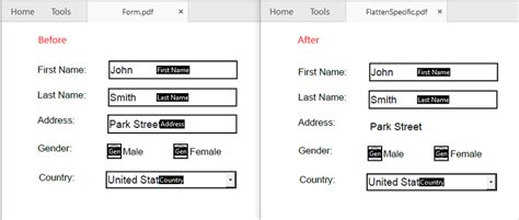 Java Flatten Form Fields In Pdf