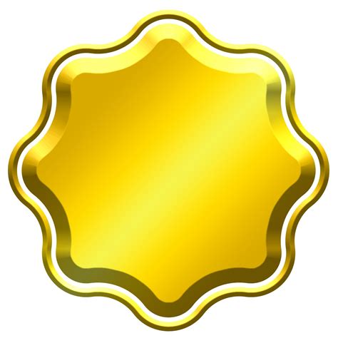 Golden Rounded Badge Free Png And Psd Badge Shiled Golden Lines Design Rounded Circle Modern