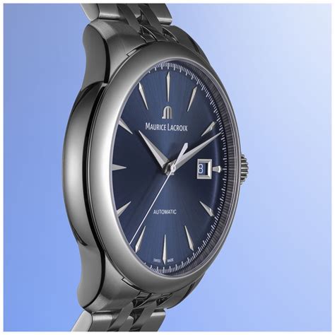 Maurice Lacroix 1975 Automatic 36mm Blue Sun Brushed Dial Stainless