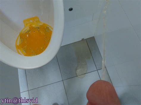 Airport Restroom Floor Piss