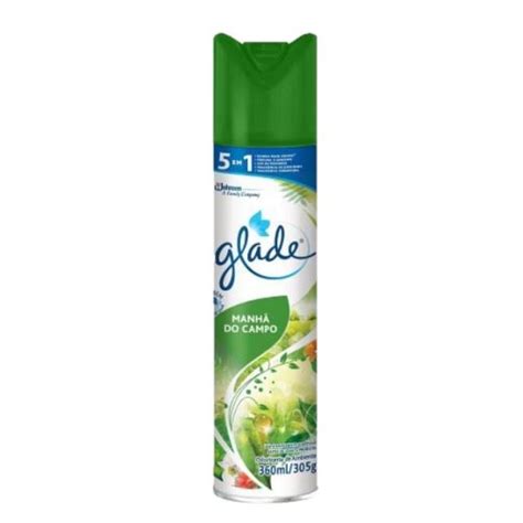 Purificador De Ar Glade Aerosol Auto Manha Campo 360ml Deskontão Atacado
