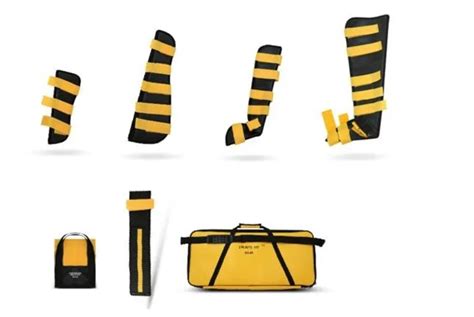 Multifunctional Pvc Fracture Splint Set Of 6 Bag