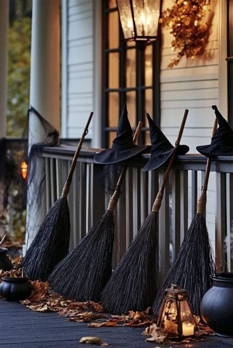 Front Porch Witch Decor