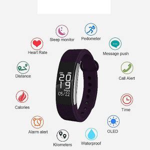 Bashaam M ID PRO Fitness Tracker Waterproof Smart Band Black Pack Of Smartwatch