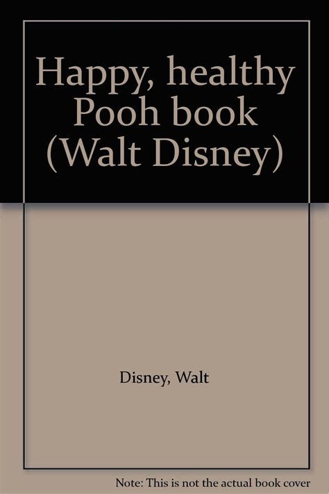 Happy Healthy Pooh Book Walt Disney Disney Walt Books