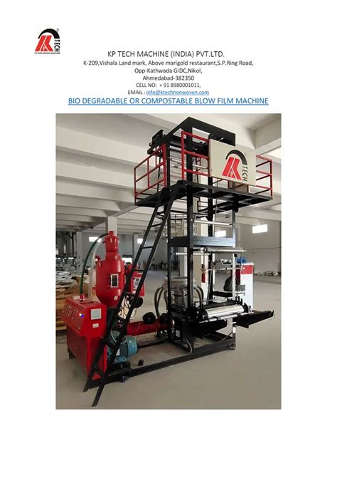 Biodegradable Bag Making Machine At ₹ 2050000piece Biodegradable Bag