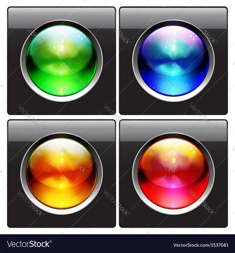 Glass Design Elements Royalty Free Vector Image