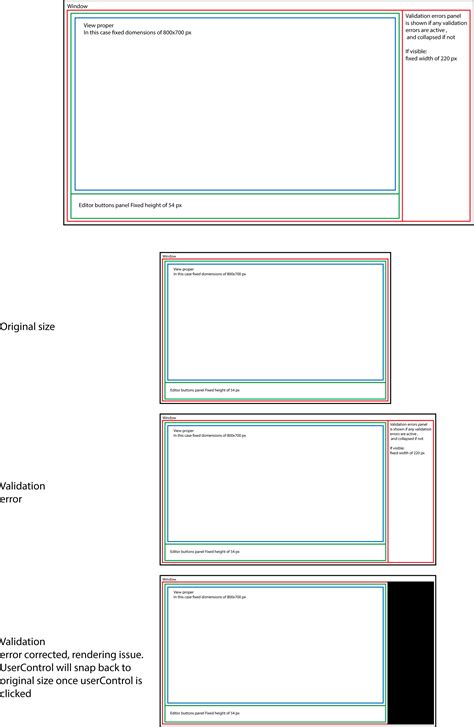 C Resizing View Down In Size By Setting Height Width In Code Doesn T Update Correctly