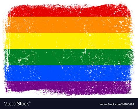 Grunge Pride Flag Background Royalty Free Vector Image