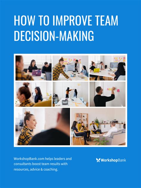 How To Improve Team Decision Making Pdf Consensus Decision Making