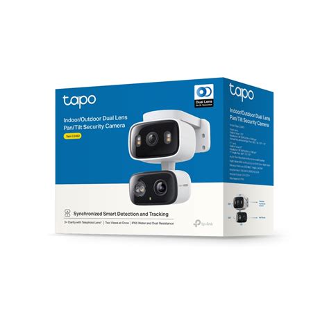 Tapo C246d Indooroutdoor Dual Lens Pantilt Security Camera Tp