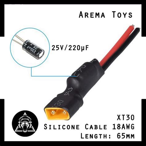Jual Xt30 Whoop Pigtail Silicon Cable 18awg Kabel Silikon With