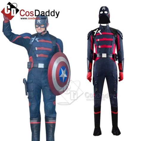 Captain America Cosplay Us Agent John Walker Costume The Falcon And The