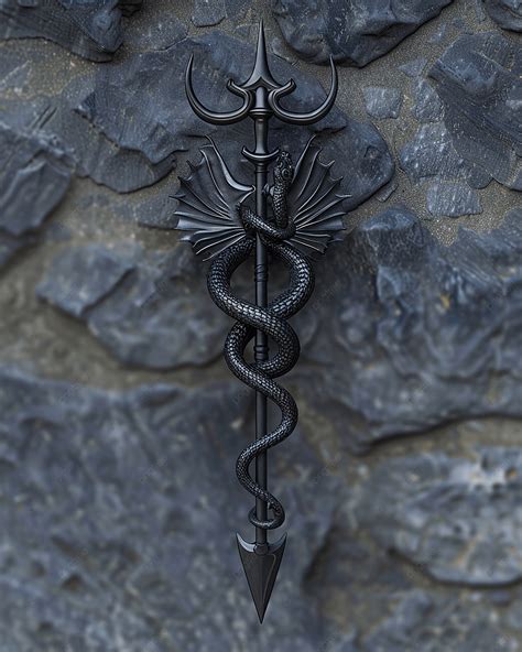 Ancient Greek Tribal Tattoo Trident Background Wallpaper Image For Free