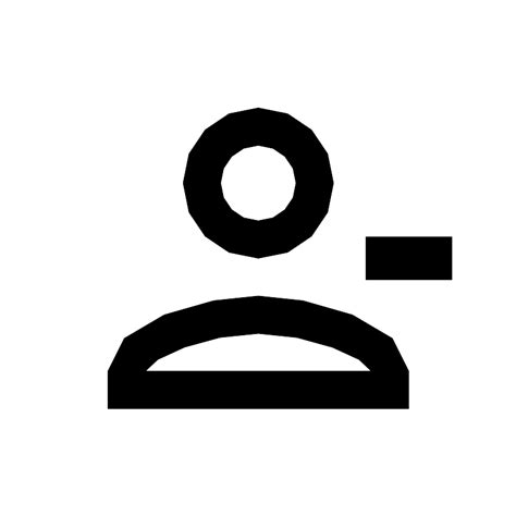 person remove vector svg icon svg repo