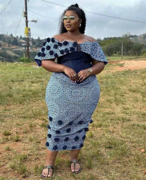 35 Latest Sotho Shweshwe Dresses Best For Young Ladies 2025