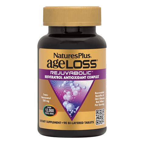Ageloss® Resveratrol Anti Aging Antioxidants Naturesplus