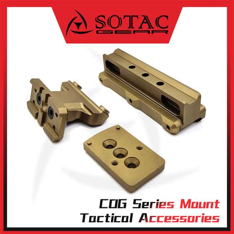 Tactical Scope Optic Base Mount For Acog Vcog For Rmr Offset Base