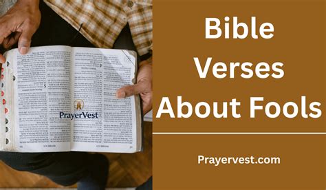 40 Powerful Bible Verses About Fools 2026 Prayervest
