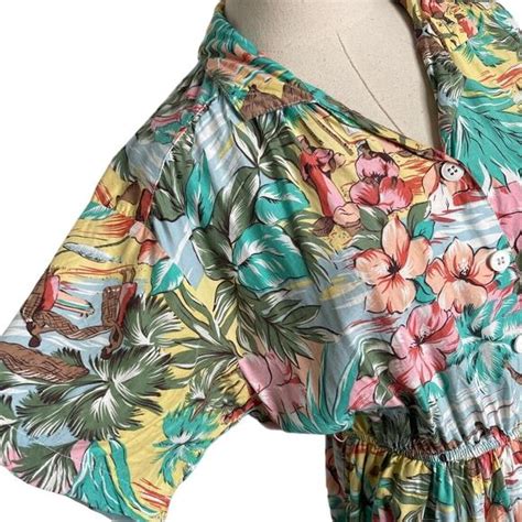 Carol Anderson Dresses Vintage 98s Womans M Carol Anderson Hawaiian