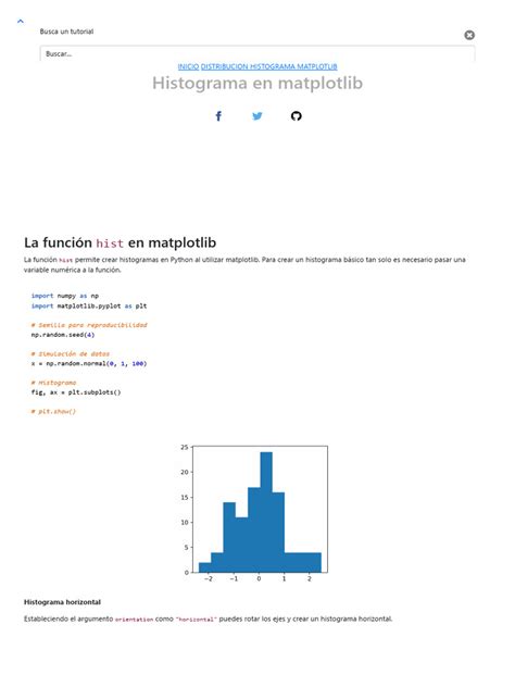 Crear Histogramas Con Matplotlib En Python Pdf Informática
