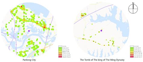 Kernel Density Analysis Of Traffic Facilities Download Scientific Diagram