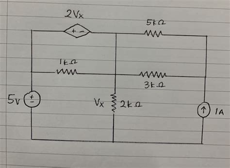 Solved Analyse The Circuit Below Using The Superposition