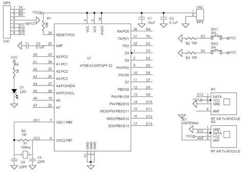 315mhz rf remote transmitter arduino compatible electronics lab