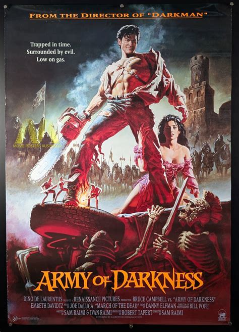 Army Of Darkness 1992 Movie Poster Australian One Sheet Horror