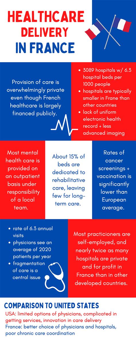 France Healthcare Delivery Infographic Usa Limited Options Of