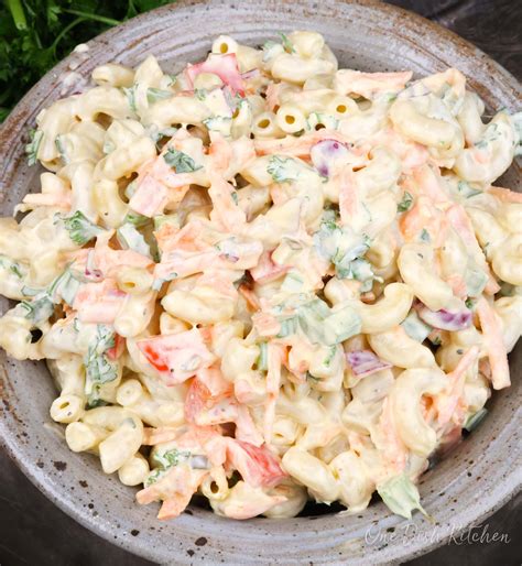 Macaroni Salad Recipe Small Batch One Dish Kitchen Artofit