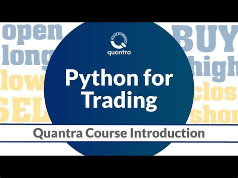 Python For Trading Course Enroll Now