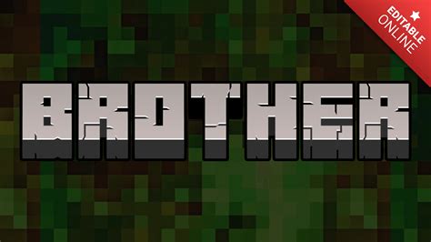 Brother Text Effect Generator