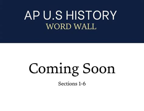 Ap Us History Word Wall Period 9 1980present 36 Key Terms