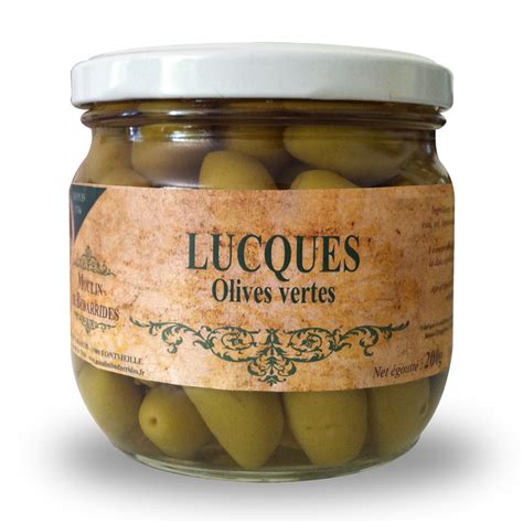 Olives Lucques Vertes Moulin De Bédarrides