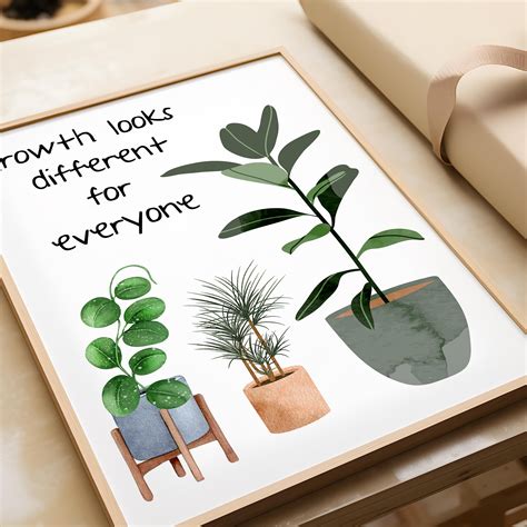 Growth Poster Growth Mindset Mental Health Self Growth Self Love