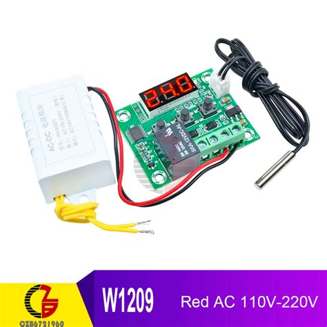 W1209 W1209wk светодиодный цифровой регулятор температуры 12 В 110 В