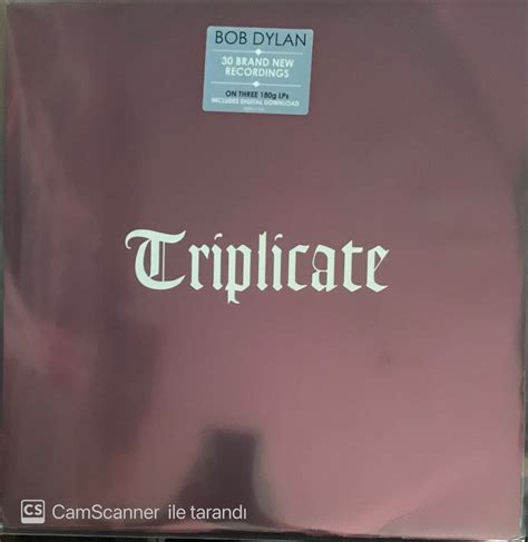 Bob Dylan Triplicate Lp Plak Satın Al