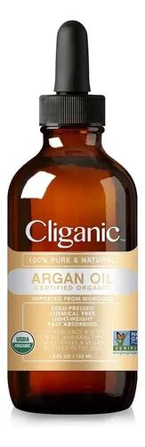 Cliganic Argan Oil 100 Pure And Natural 4oz 120ml Envío Gratis