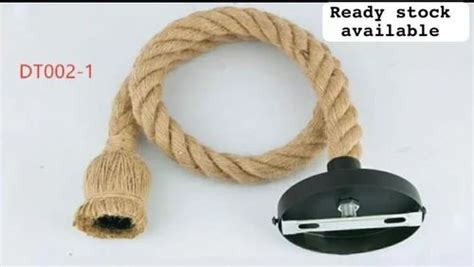 Pendant Rope Lights 1 Meter For Ceiling Hanging Without Bulb Rassi