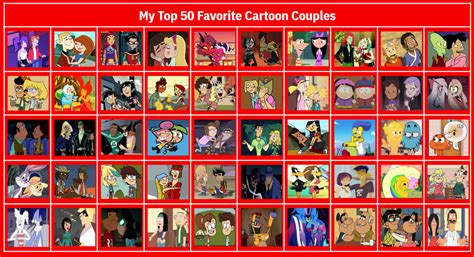 My Top 50 Favorite Cartoon Couples By Cjdubbs203058 On Deviantart