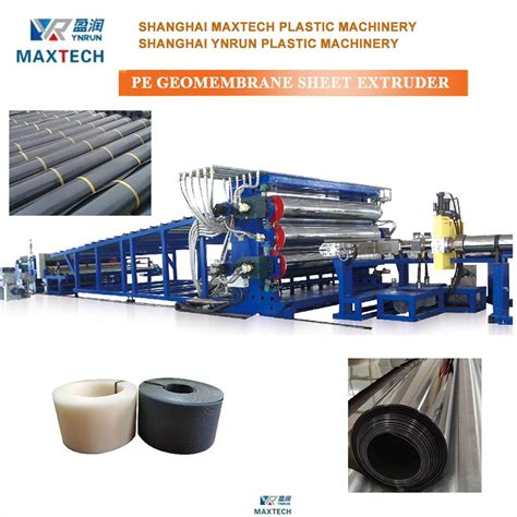 Pe Geogrid Extruder Pe Geomembrane Waterproof Sheetplatepanel