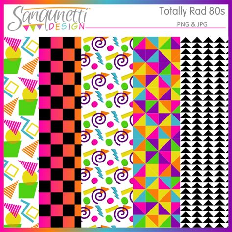 80 S Party Borders And Frames