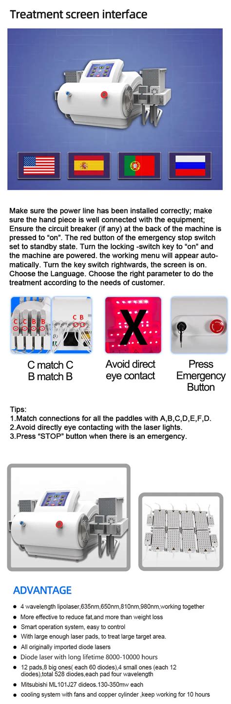 Non Invasive Multiple Wavelength Lase Machine